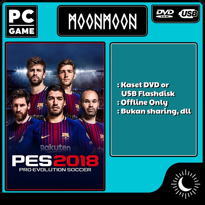 Jual PRO EVOLUTION SOCCER 2018 / PES 18 + SmokePatch Game PC | Shopee ...