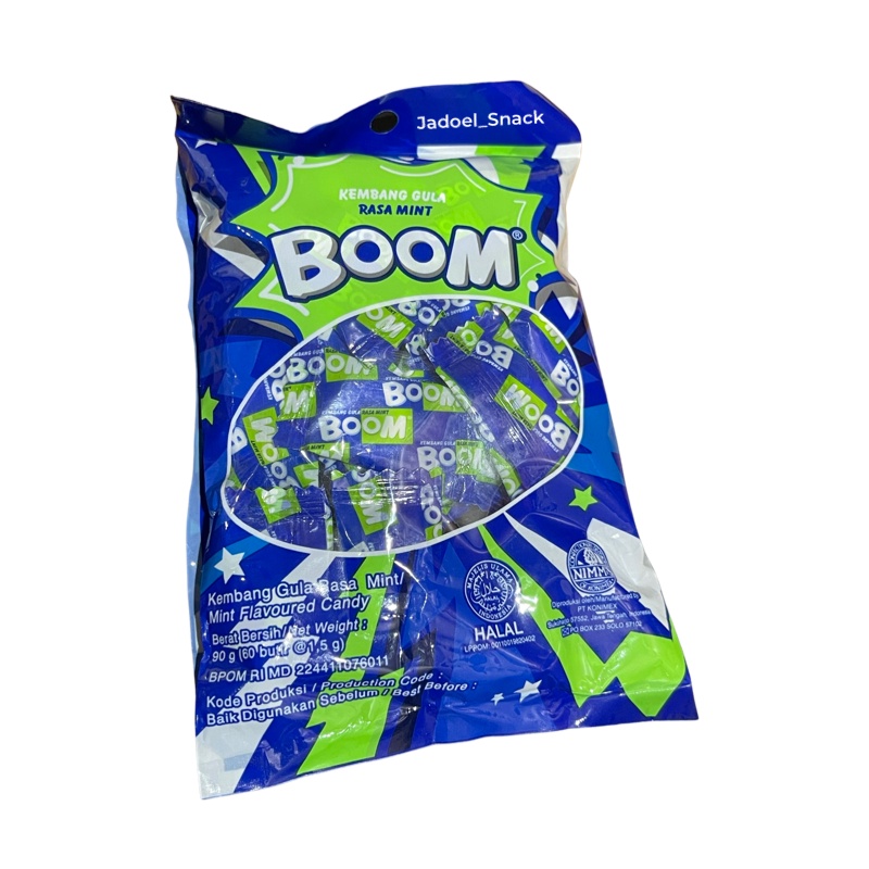 Jual Permen BOOM Mint 60 x 1.5gr | Permen Rasa Mint Segar | Jadoel ...