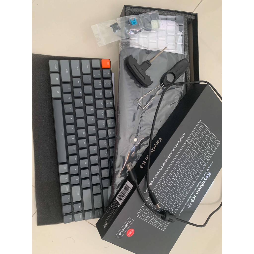 Jual keychron K3 v2 RGB Optical Blue | Shopee Indonesia
