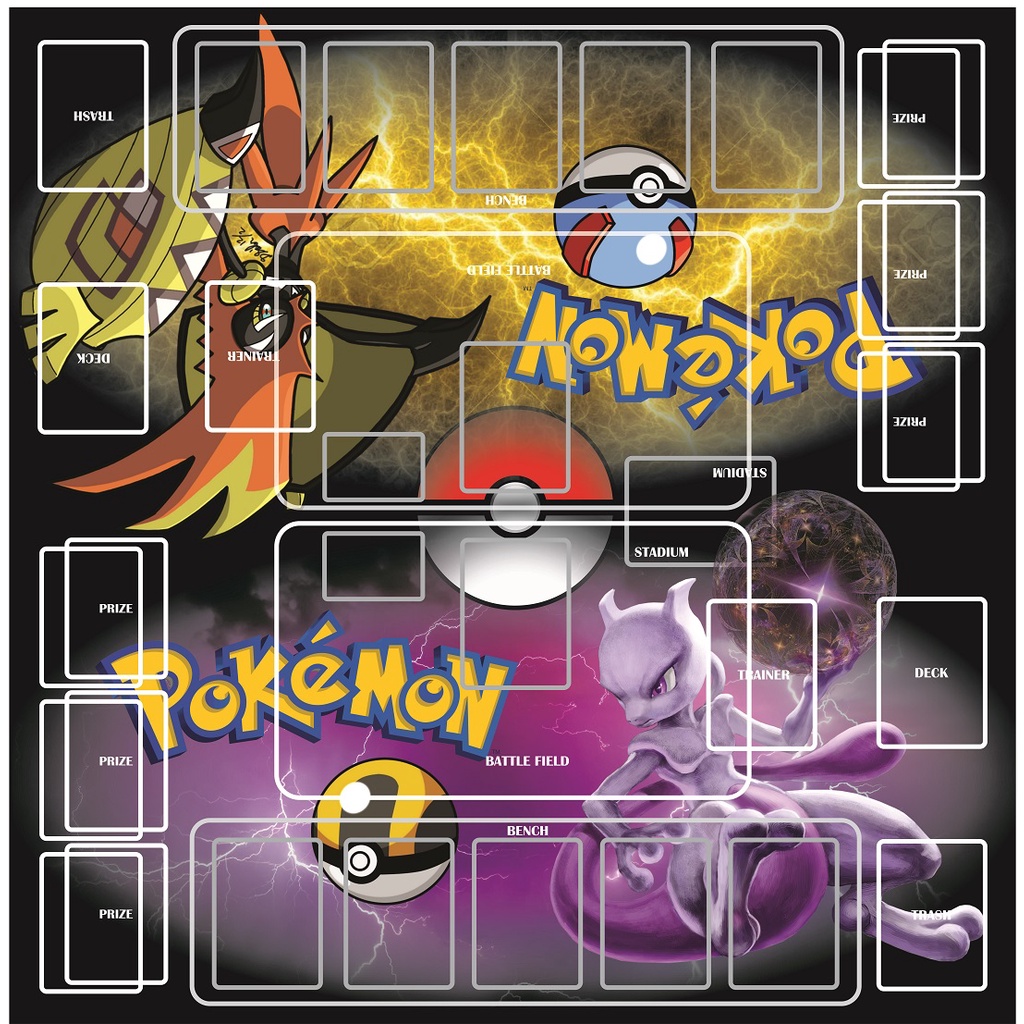 Jual PLAYMATE POKEMON TCG TERMURAH, ARENA BERMAIN KARTU POKEMON, ALAS ...