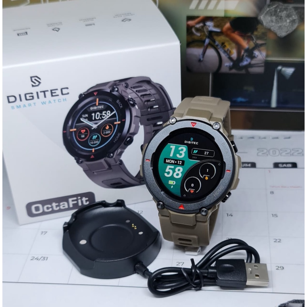 Jual Smartwatch Jam tangan DIGITEC OCTAFIT / DIGITEC GAMA DG SW Smart ...