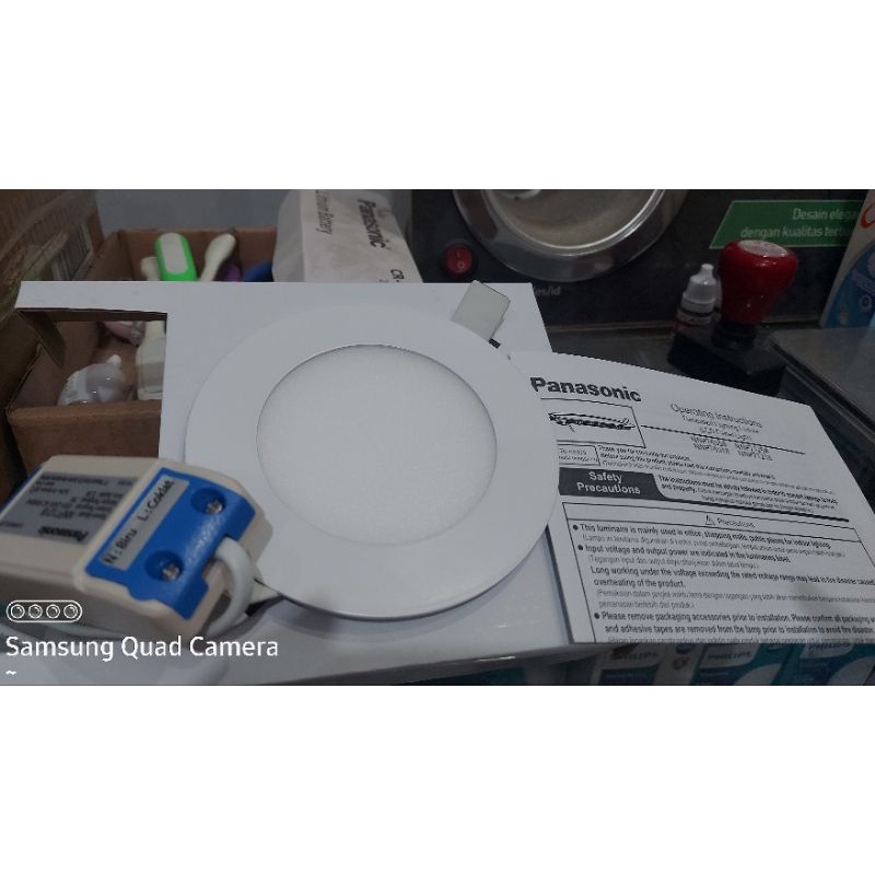 Jual Panasonic led downlight/Panelight 7watt warm | Shopee Indonesia