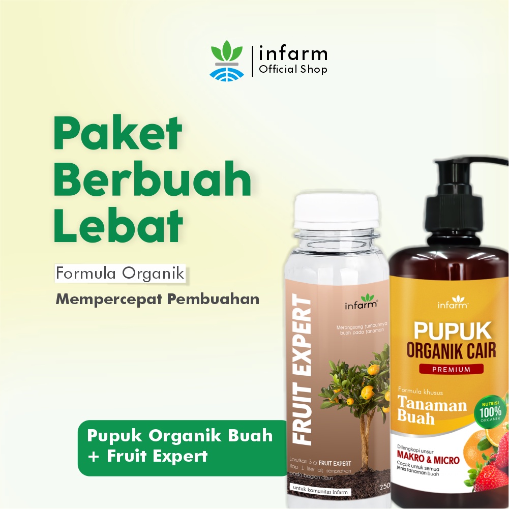 Jual INFARM - Paket Pupuk Pelebat Buah Organik POC Buah dan Fruit ...