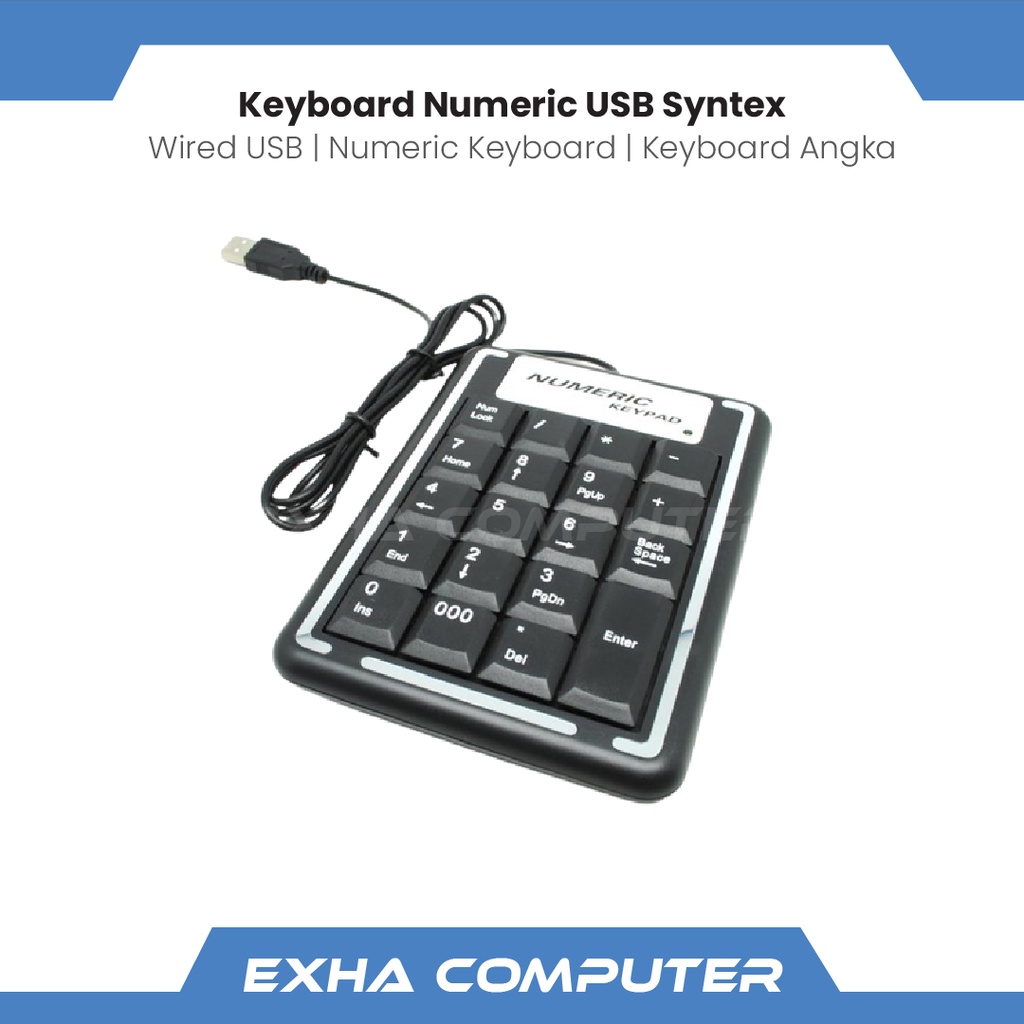 Jual Keyboard Numeric Keyboard Angka USB | Shopee Indonesia