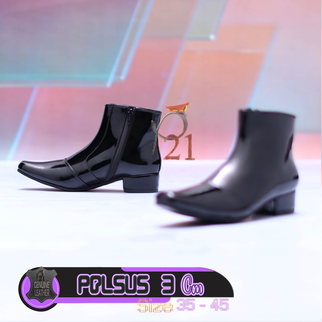 Jual SEPATU P21 POLWAN PDLSUS 3CM,5CM,7CM | Shopee Indonesia