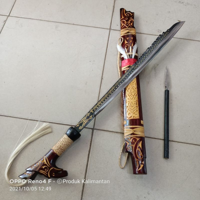 Jual Mandau Senjata Dayak Asli Kalimantan. MD002 | Shopee Indonesia