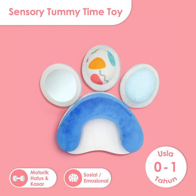 Jual Mainan Edukasi Bayi Sensory Tummy Time Learning Time Usia 0-1 ...