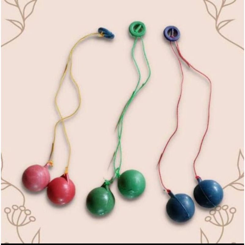 Jual Mainan Tradisional Lato-Lato Tek-Tek Plus Tali Mainan Jadul ...