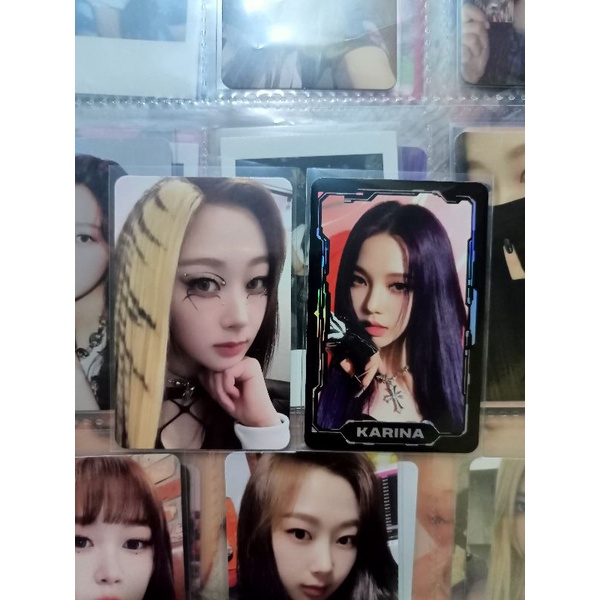 Jual WTS TRADING CARD AESPA UNSEALED GISELLE SELCA KARINA CONCEPT | Shopee Indonesia