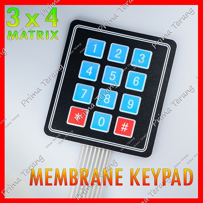 Jual 3x4 Flexible Keypad Membrane Matrix Key Pad Membran 3 x 4 Arduino ... Jual 3x4 Flexible Keypad Membrane Matrix Key Pad Membran 3 x 4 Arduino ...