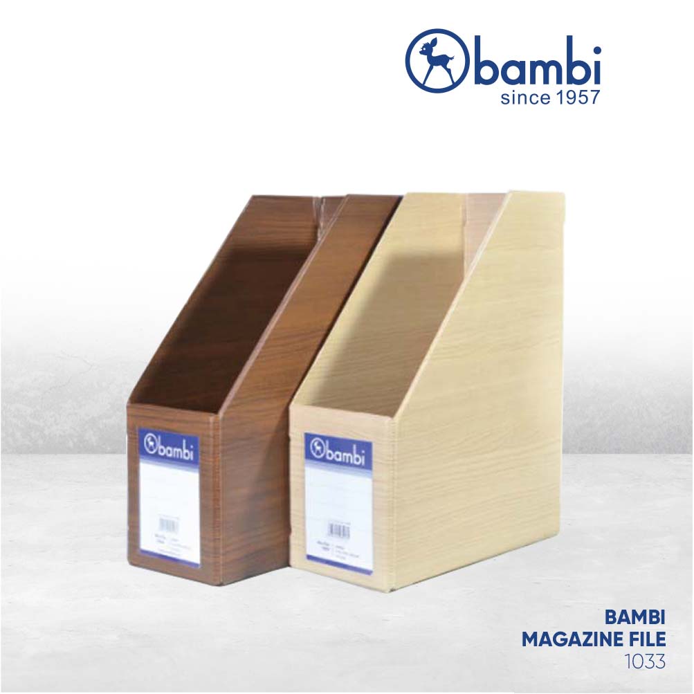 Jual Bambi Box File Magazine JUMBO SIZE 11,5 cm Wood Series Edisi ...