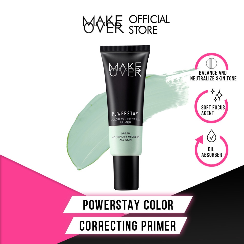 Jual Make Over Powerstay Color Correcting Primer 25 Ml | Shopee Indonesia