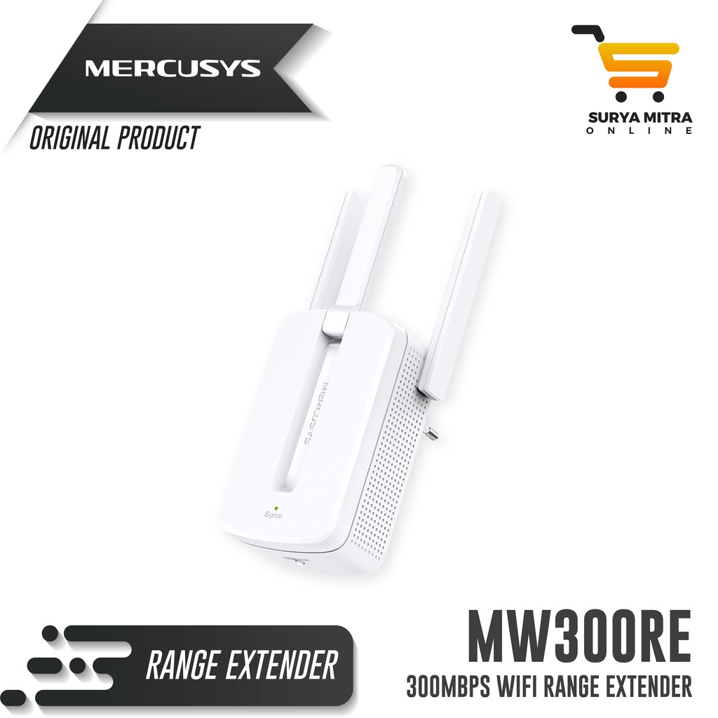 Jual Mercusys 300Mbps Wi-Fi Range Extender MW300RE | Shopee Indonesia
