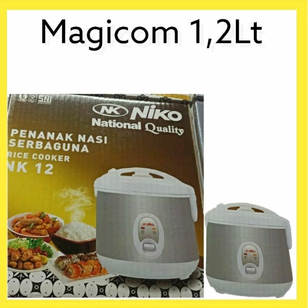 Jual Megicom Niko Rice cooker Penanak Nasi 1,2 Liter | Shopee Indonesia