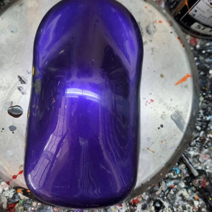 Jual ☠ Cat Candy Tone Violet Penta Spider Candytone Ungu Transparan ...