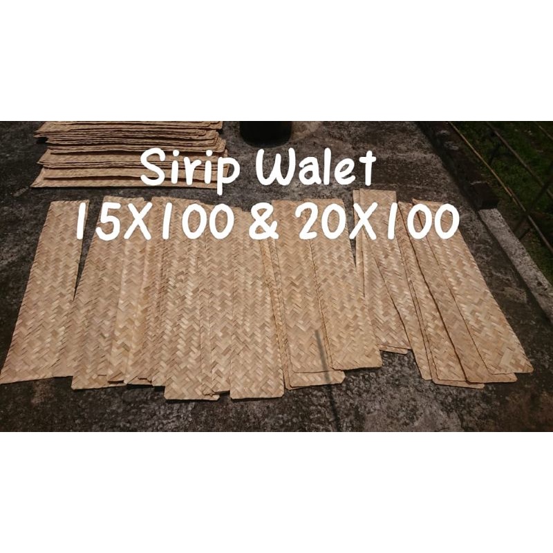 Jual Sirip Walet 15X100 & 20X100 Besek Walet Besek Kepang | Shopee ...