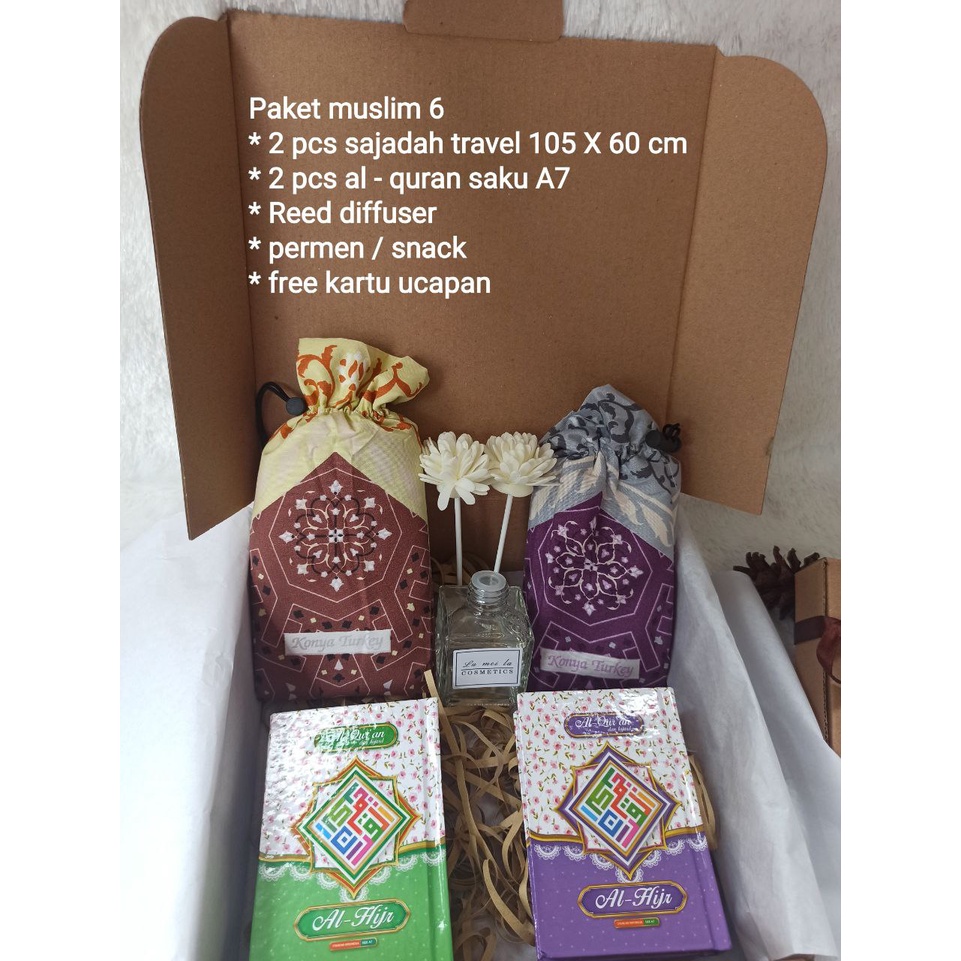 Jual Hampers Muslimah Paket Hadiah Sajadah Hampers Lebaran/Pengajian ...