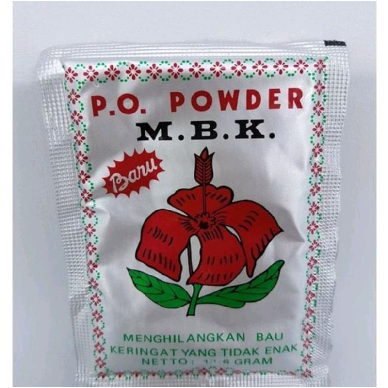 Jual Bedak M.B.K 13,6Gram 1 Box (12 Sachet) /Super /putih /Biasa ...
