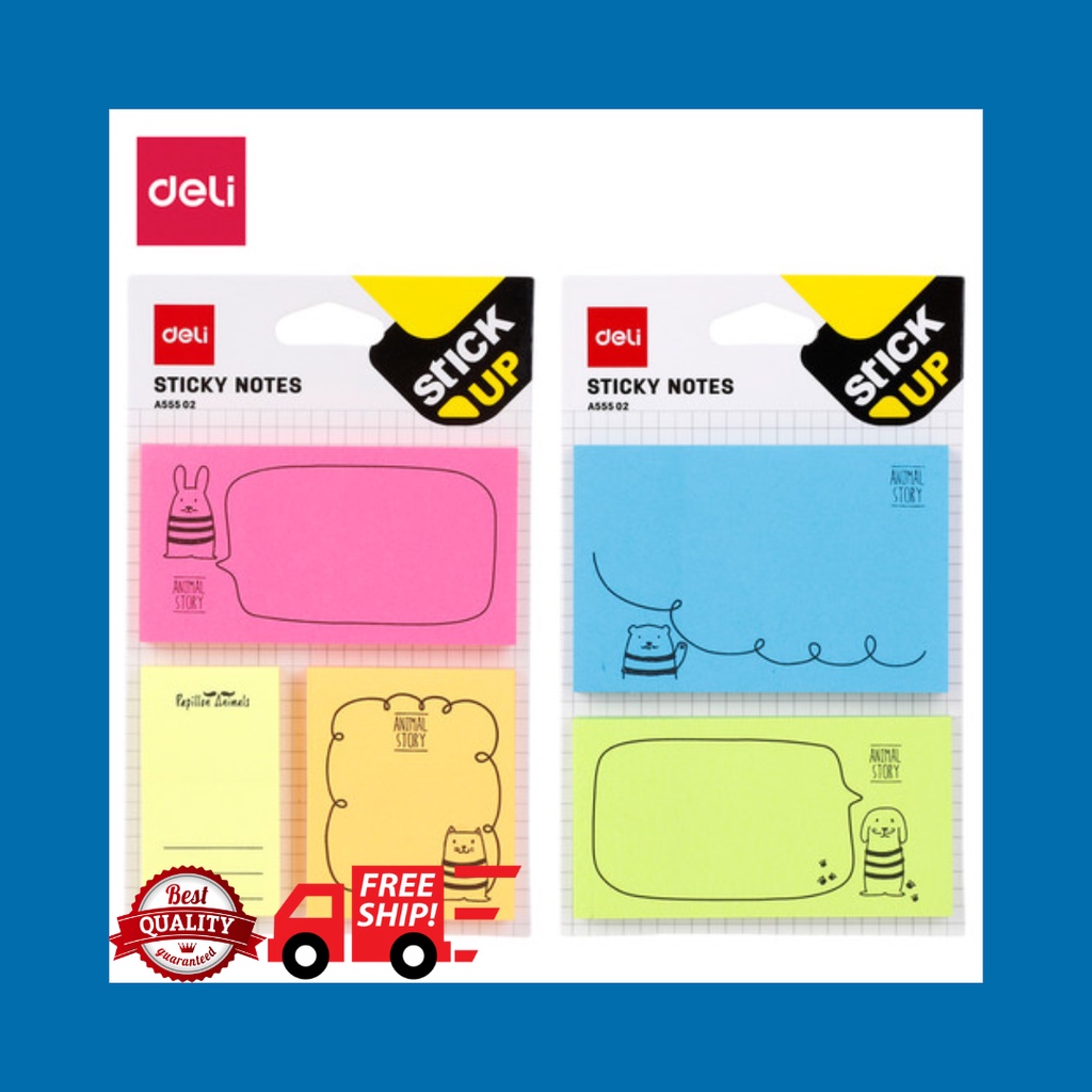 Jual STICKY NOTES DELI A55502 | Shopee Indonesia