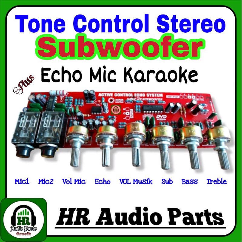 Jual Kit Tone Control Stereo Mic Echo Digital Reverb + Subwoofer CT 15V ...