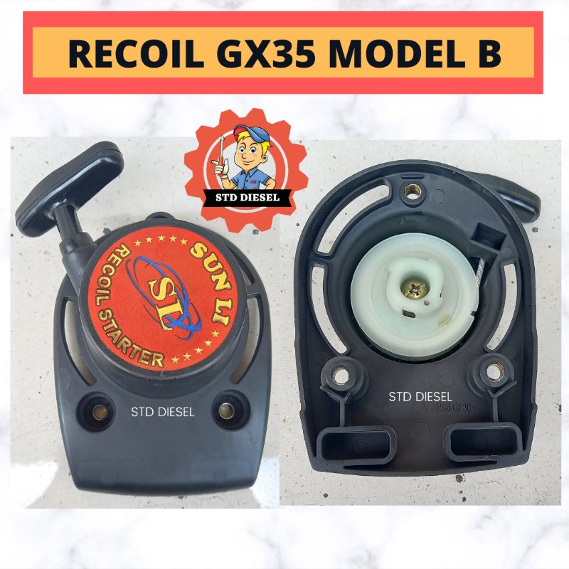 Jual RECOIL STATER GX35 MODEL CHINA B TARIKAN KOMPLIT MESIN POTONG RUMPUT 4 TAK FLOATING PUMP 4 ...