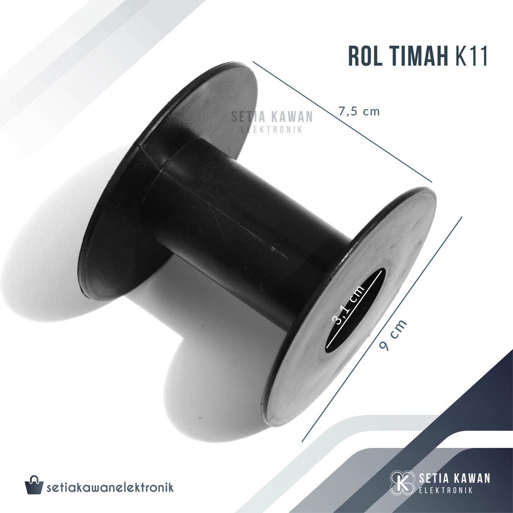 Jual Bobin Rol Kawat K11 / Roll Timah / Tempat Gulungan Kabel / Klosan ...