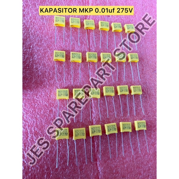 Jual KAPASITOR MKP 0.01uf 275V / 10NF 275Vac | Shopee Indonesia