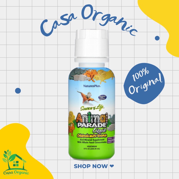 Jual KEMASAN BARU Animal Parade Liquid Children Multivitamin 236ml ...
