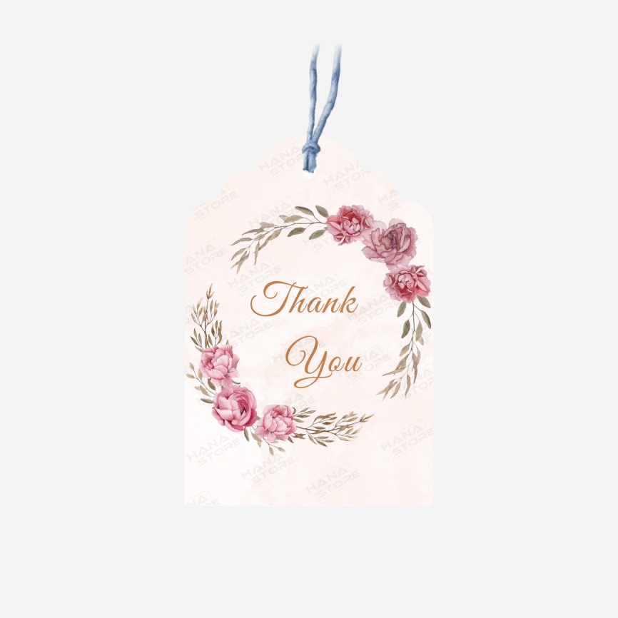 Jual Hangtag Thank You | Hangtag Terimakasih | Hang Tag Thankyou | Hang ...