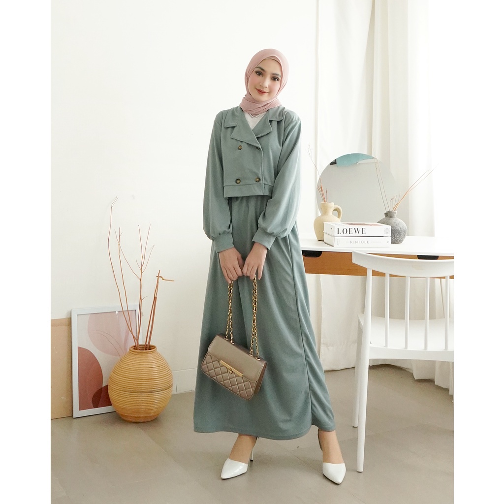 Jual Carmen Set Dress - Rok & Blouse Set Premium Style Academia Retro ...