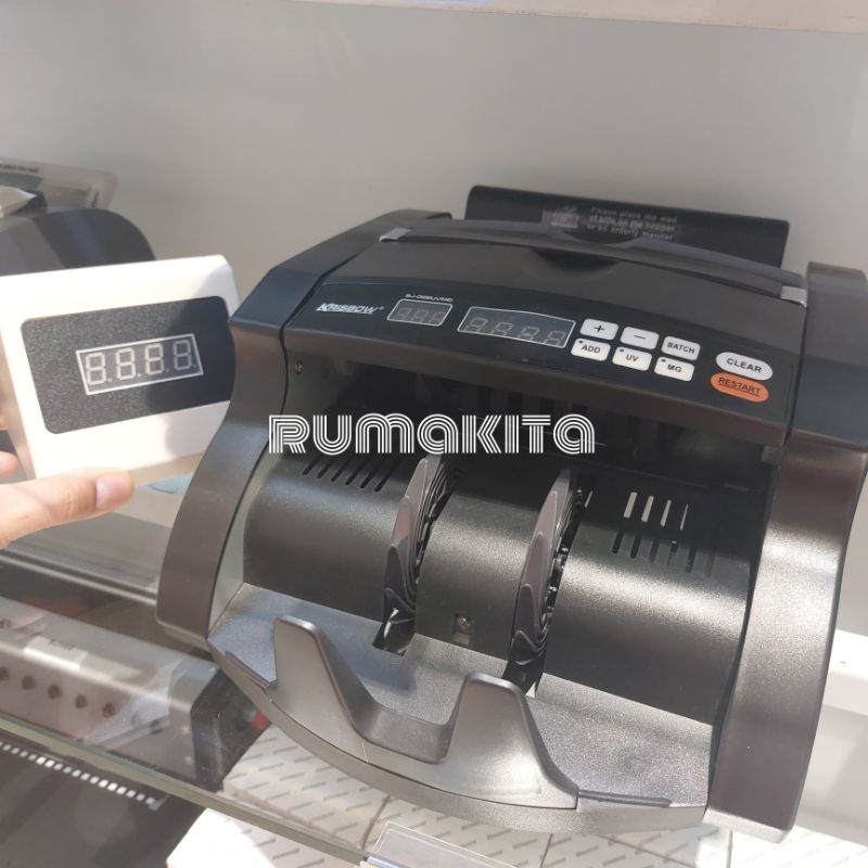 Jual Krisbow money counter mesin penghitung uang BJ-02EUV | Shopee ...