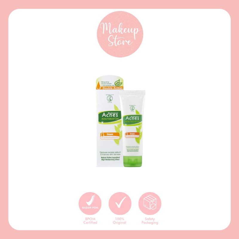 Jual Acnes Natural Care Oil Control&Whitening Cream 40gr | Shopee Indonesia