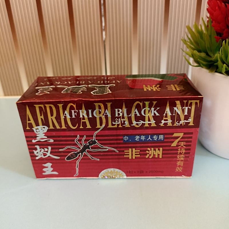 Jual KAPSUL AFRICA BLACK ANT KEPERKASAAN PRIA DEWASA OBAT KUAT (1 Box isi 15 Sachet) | Shopee ...
