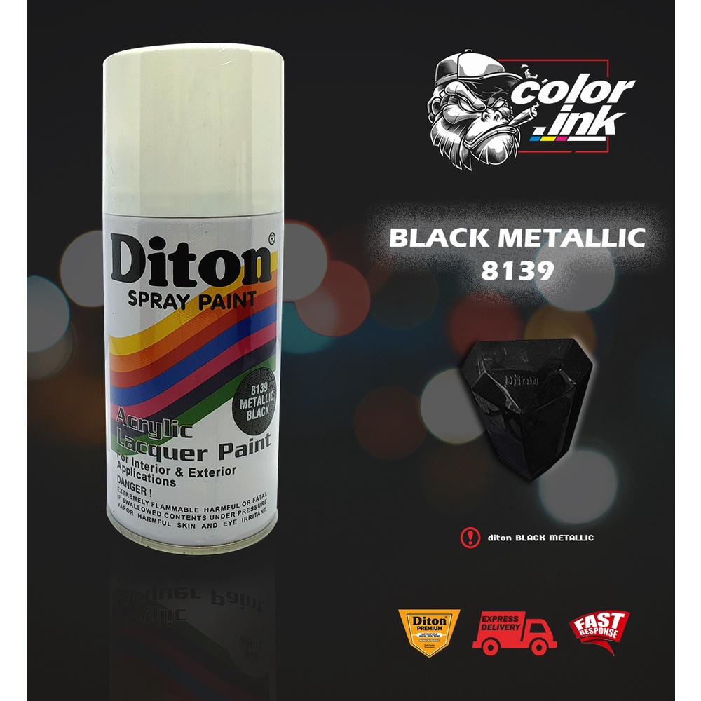 Jual diton black metallic/hitam metallic 8139 (pylox/pilok) | Shopee ...