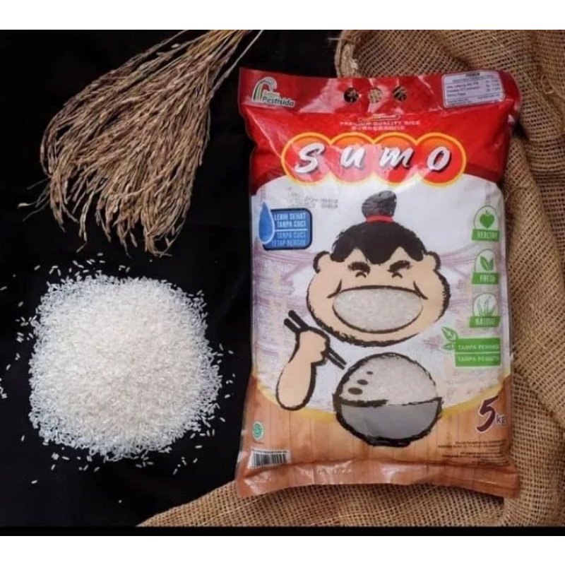 Jual Beras Sumo Kemasan Merah 5 kg | Shopee Indonesia