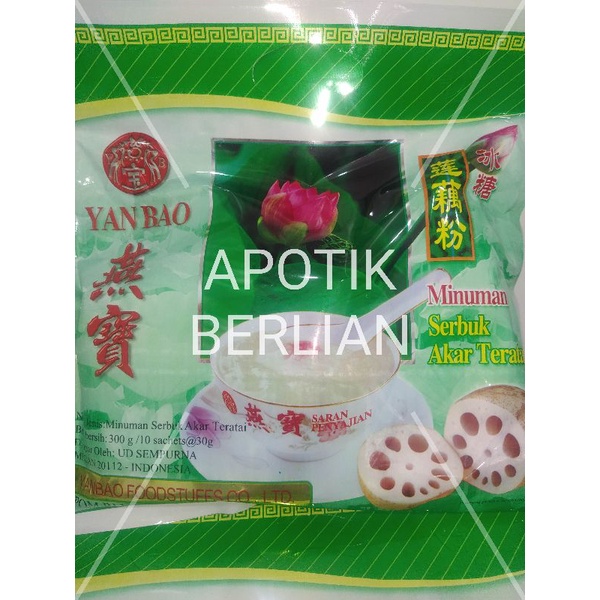 Jual YAN BAO ORIGINAL Serbuk Akar Teratai (1 pack isi 10bgks) | Shopee ...