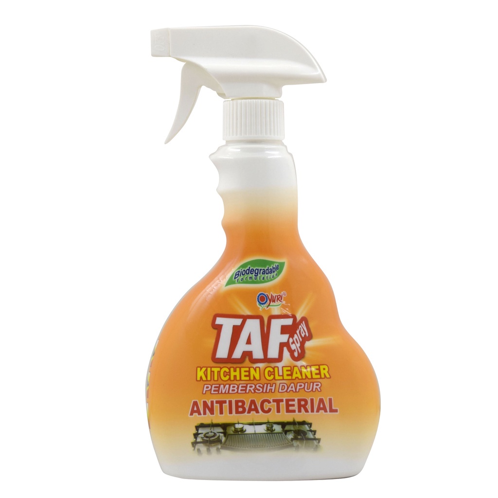 Jual YURI TAF Spray Kitchen Cleaner Pembersih Dapur Antibacterial 500ml ...