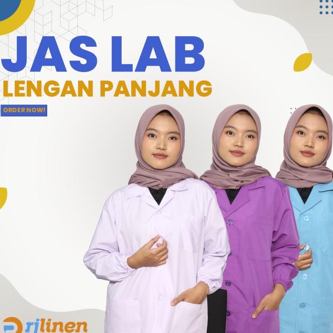 Jual Jas Laboratorium/Jas Lab Praktek/Jas Lab Lengan Panjang (Unisex ...