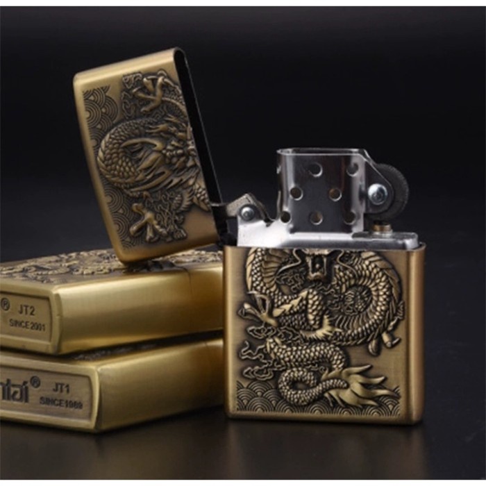 Jual Korek Api Minyak Motif Naga-Dragon 3D Naga | Shopee Indonesia