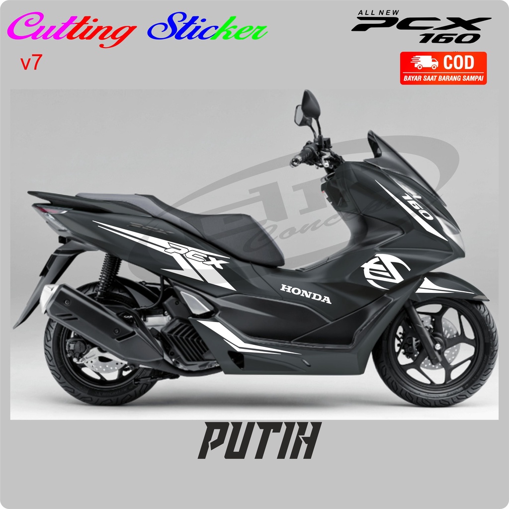 Jual Stiker Sticker Cutting Honda PCX 160 Variasi 7 Desain Hologram ...