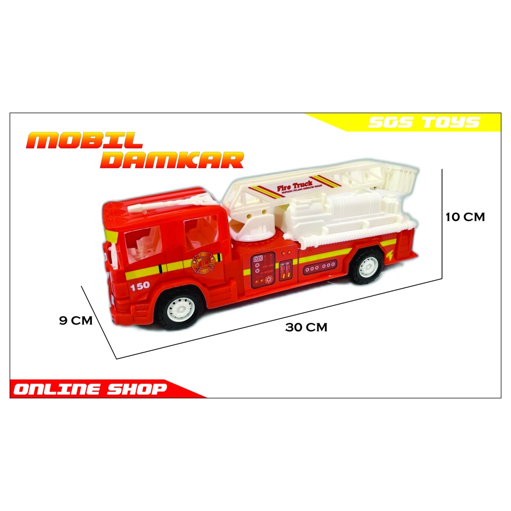 Jual Mobil Pemadam Kebakaran , Mainan anak damkar murah | Shopee Indonesia