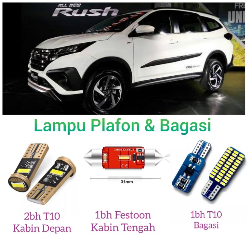 Jual Set Lampu Plafon Kabin All New Rush Terios | Shopee Indonesia