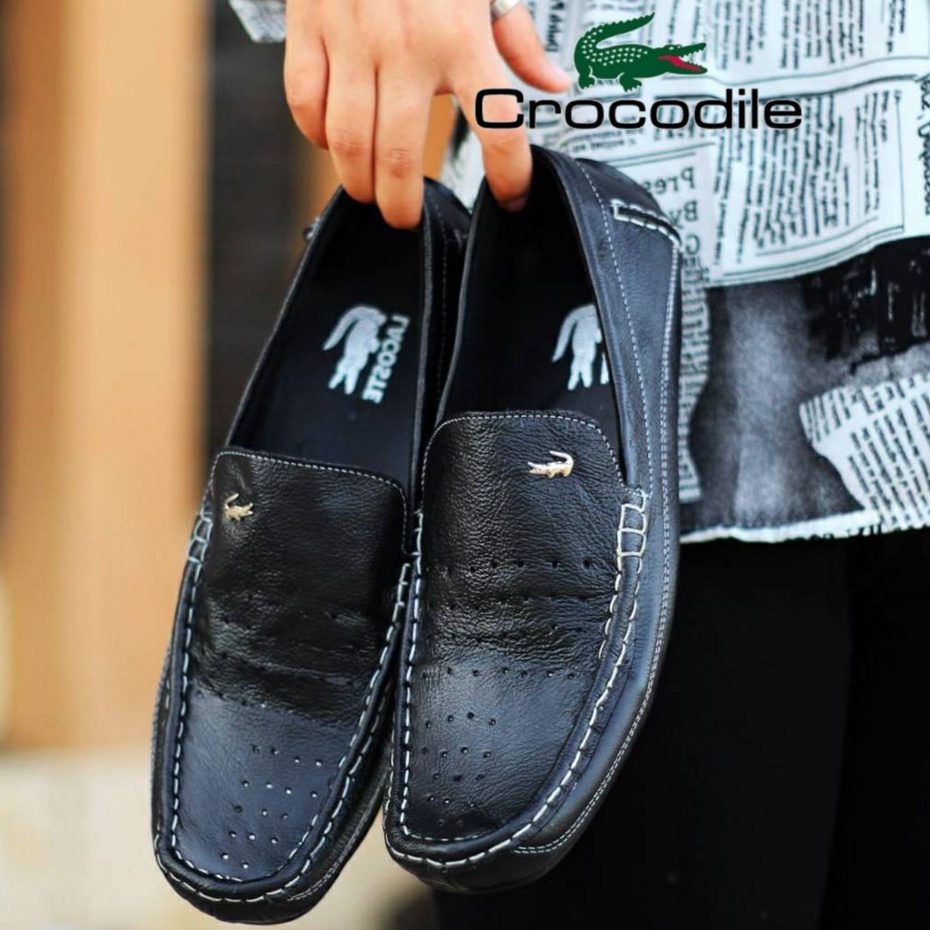 Jual Sepatu CROCODILE Slip On Sop Kasual Formal Kerja Kantor Kerja ...