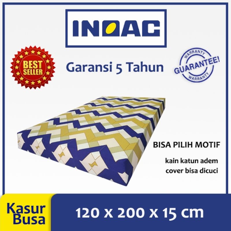 Jual Kasur Busa INOAC Uk. 120 x 200 x 15 cm Garansi 5 Tahun | Shopee ...