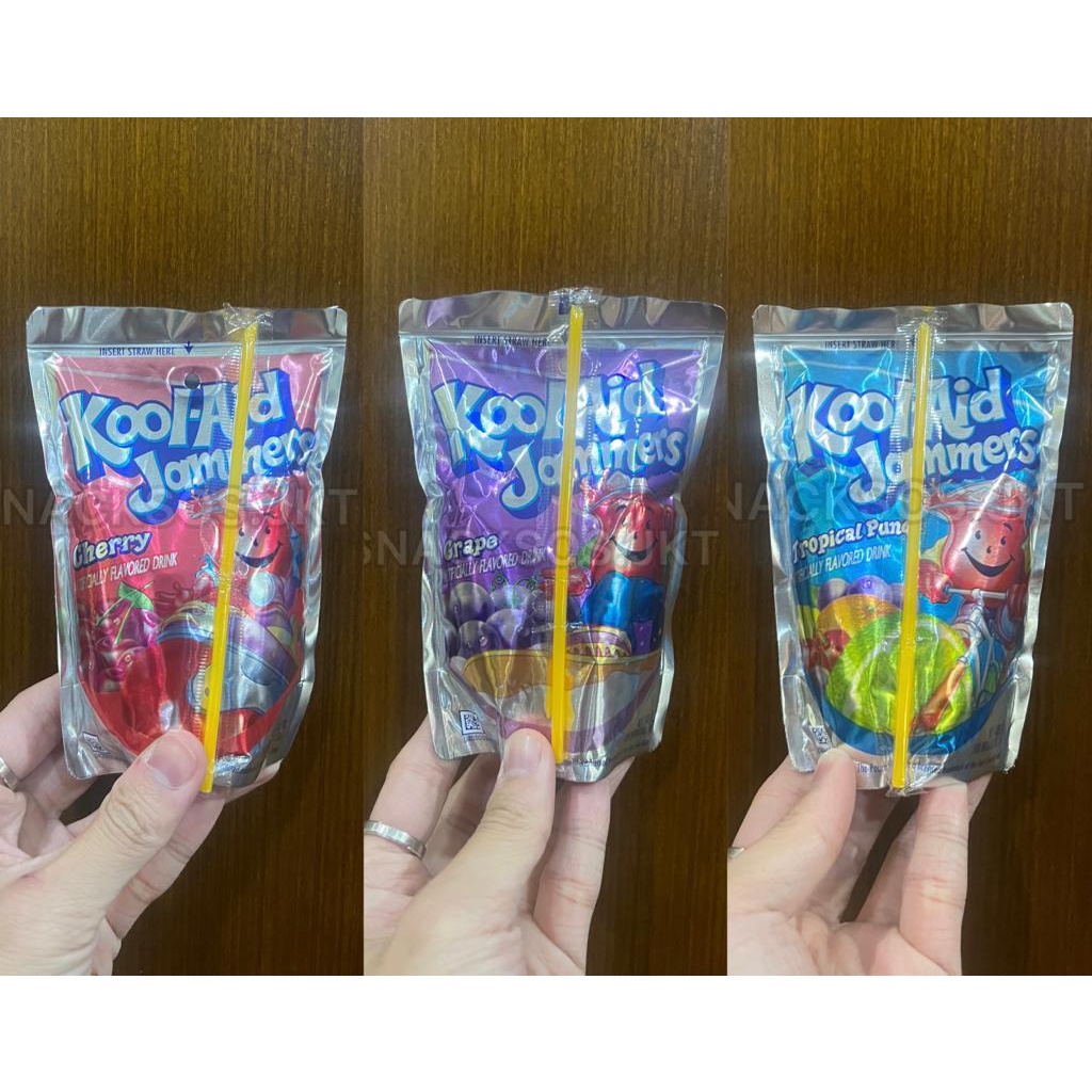 Jual KOOL AID JAMMERS FLAVORED DRINK TROPICAL PUNCH / CHERRY / GRAPE ...