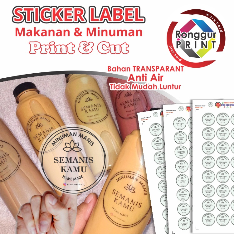 Jual STICKER OLSHOP KEMASAN ANTI AIR UKURAN A3+ MINIM ORDER 3 LEMBAR ...