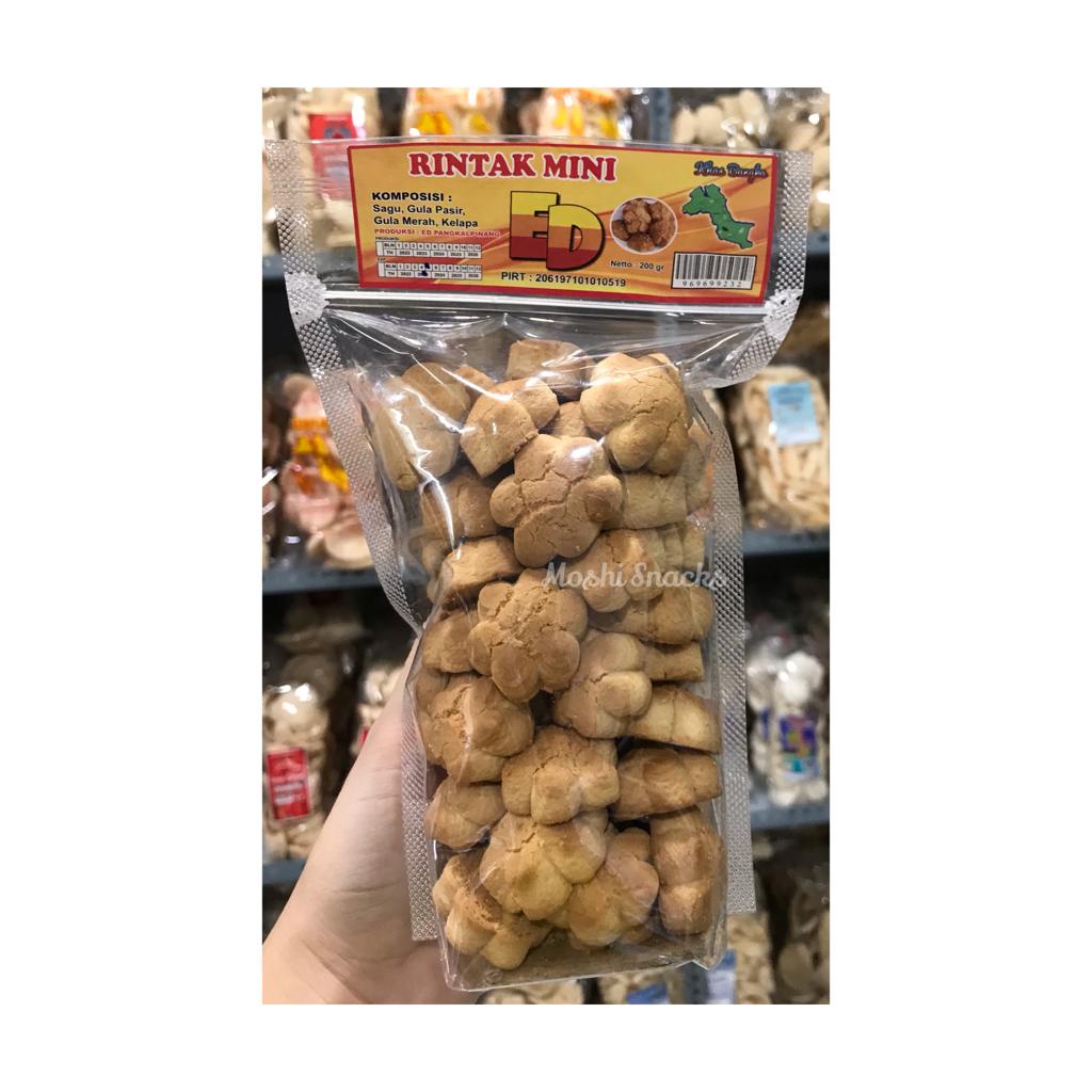 Jual Kue Rintak Mini Kecil Cap ED 200gr Asli Bangka / Kue Bangkit ...