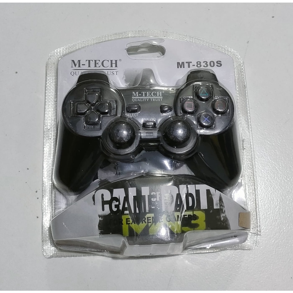 Jual COD MURAH ...!! Stick PS PC Laptop Gamepad Single USB M-TECH MT-830S Lampu Joystick ...
