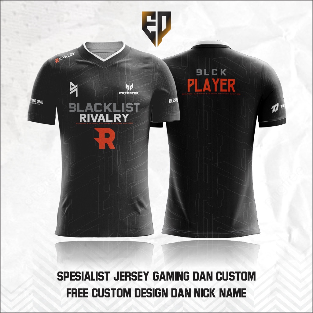 Jual Jersey BLACKLIST INTERNATIONAL RIVALRY BLACK PHOENIX BLACKLISTY ...