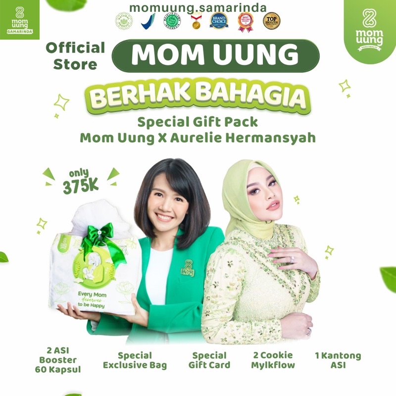 Jual MOM UUNG Mini Paket Special Gift Edisi BERHAK BAHAGIA MomUung x ...